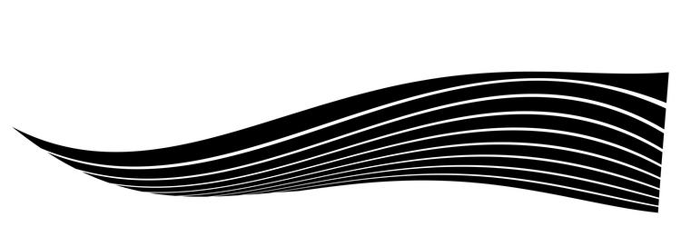 Abstract wave element for design digital Vector Image