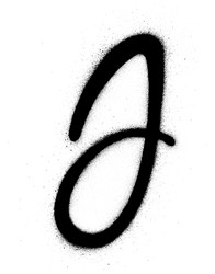 Graffiti J Vector Images (over 140)