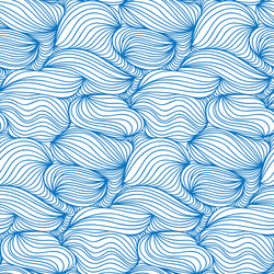 Seamless wave pattern Royalty Free Vector Image