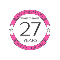27th Anniversary Vector Images (over 200)