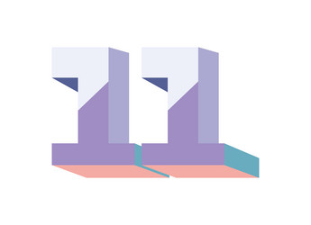 Number Eleven Vector Images (over 990)