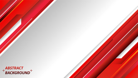 Abstract red tech background with stripes Vector Image