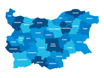 Political map of balkans - states balkan Vector Image