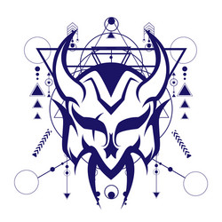 Geometry Devil Evil Vector Images (over 200)