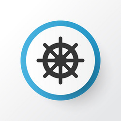 Handwheel icon colored symbol premium quality Vector Image