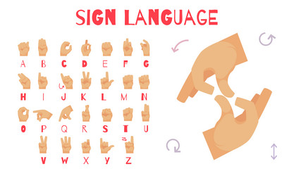 Mute Sign Language Gesture Vector Images (over 330)