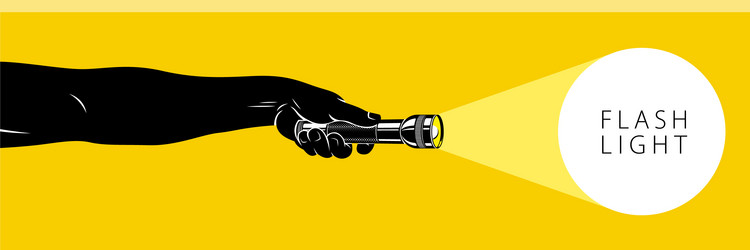 Hand Holding Flashlight Vector Images (over 240)