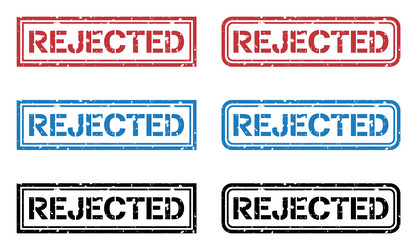 Set of colored grunge official stamps Royalty Free Vector