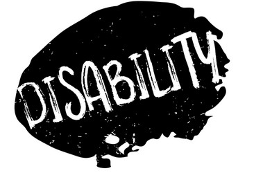 Disabled rubber stamp Royalty Free Vector Image