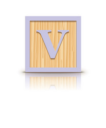 Letter V Block Vector Images (over 120)