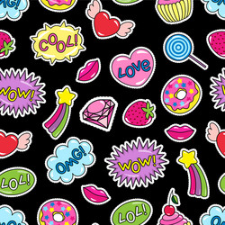 Cool bright colorful seamless pattern Royalty Free Vector