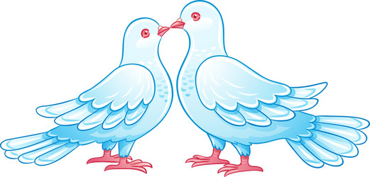 Lesbian Couple Kissing Cartoon Isolated Royalty Free Vector