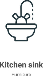 Kitchen Sink Outline Vector Images (over 2,500)