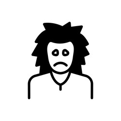 Sad Royalty Free Vector Image - VectorStock