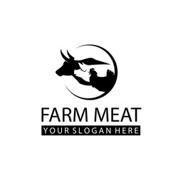 Pig logo farm Royalty Free Vector Image - VectorStock