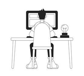 Cartoon Computer Guy Vector Images (over 10,000)