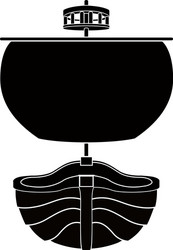 Pirate Ship Front View Vector Images (81)