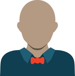 Man head and torso icon avatar male design Vector Image