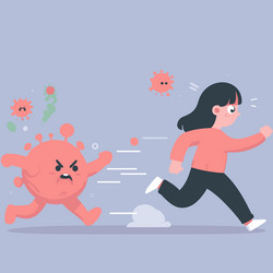 Bacteria Running Vector Images (over 600)
