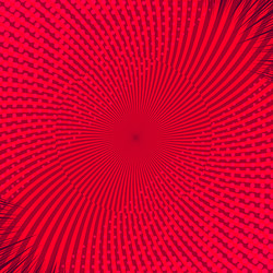 Red retro comic book page background halftone Vector Image