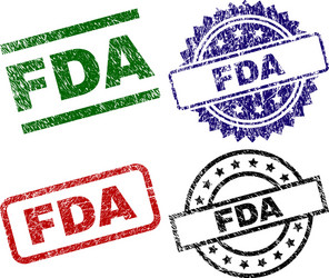 Fda approved stamp Royalty Free Vector Image - VectorStock