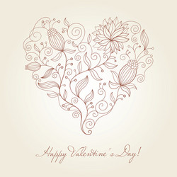 Hand drawn heart Royalty Free Vector Image - VectorStock