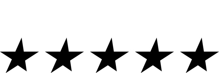 Star set stars icons gold Royalty Free Vector Image