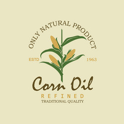 Corn stalk Royalty Free Vector Image - VectorStock