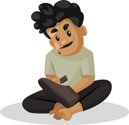 Cobbler cartoon character Royalty Free Vector Image