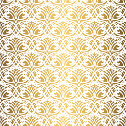 Seamless geometric golden element pattern Vector Image