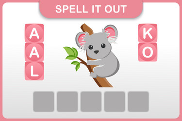 Koala Flashcard Vector Images (45)