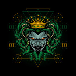 Geometry Devil Evil Vector Images (over 200)