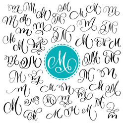 Fancy Cursive M