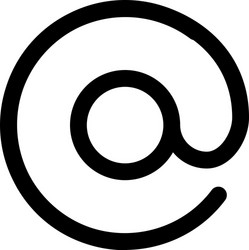 Mail envelope icon symbol of e-mail communication Vector Image