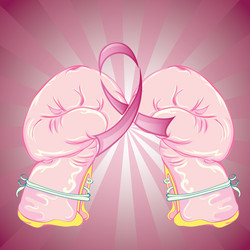 Cancer Ribbon Boxing Gloves Vector Images (over 100)