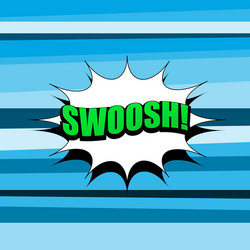 Bright colorful abstract transparent swoosh line Vector Image