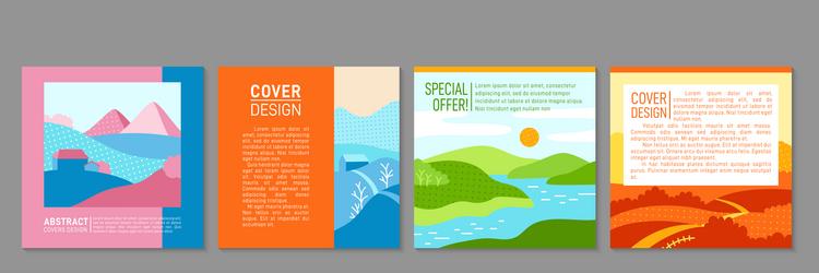 Cover Page Landscape Layout Vector Images (over 2,800)