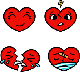 Heart Emoji Heartbreak Vector Images (46)