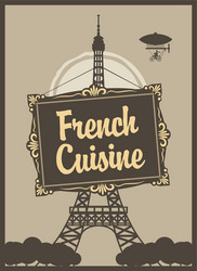French toast restaurant sign Royalty Free Vector Image