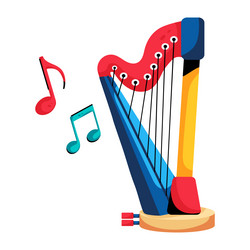 Harp Royalty Free Vector Image - VectorStock