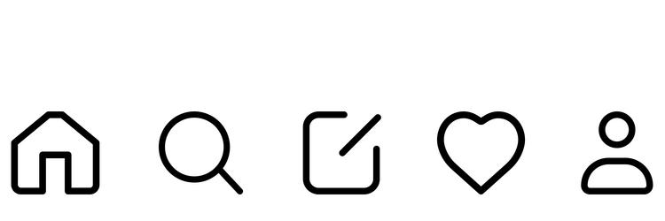 Threads social media icons of interface editorial Vector Image