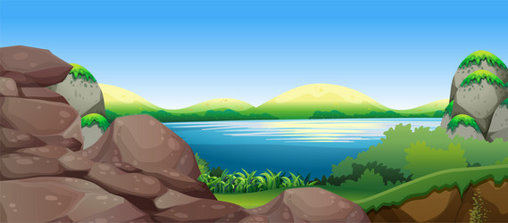 Lake Scene Vector Images (over 10,000)