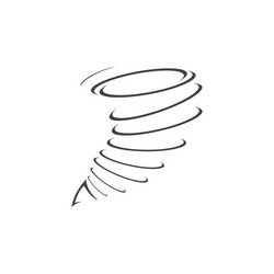 Tornado and cyclone logo symbol design Royalty Free Vector