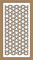 Arabic islamic decorative wall screen panel Vector Image