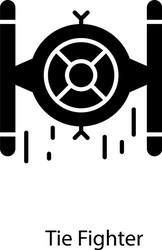 X wing fighter Royalty Free Vector Image - VectorStock