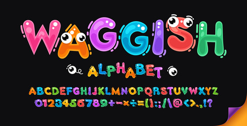 Letter r cute children colorful geometric shapes Vector Image