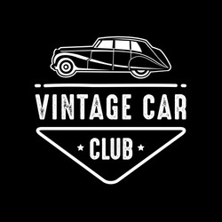 Car badge and logo good for print Royalty Free Vector Image