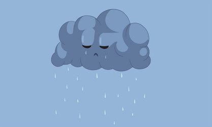 Sad Cloud Transparent