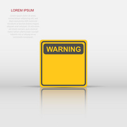 Warning caution sign Royalty Free Vector Image