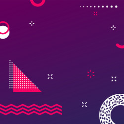 Abstract background geometric patterns gradients Vector Image